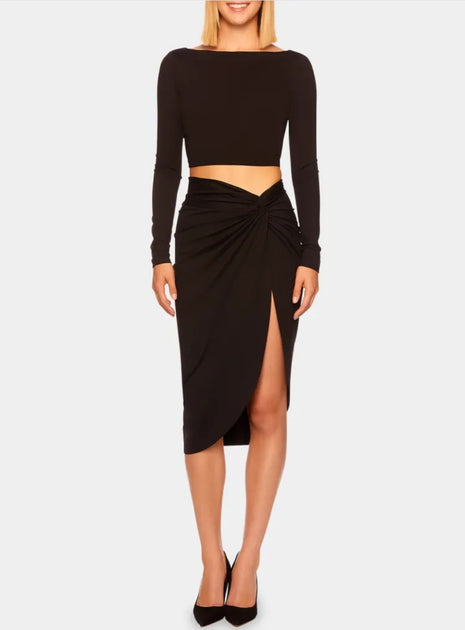 Susan Monaco Knotted Skirt – Suite Snob